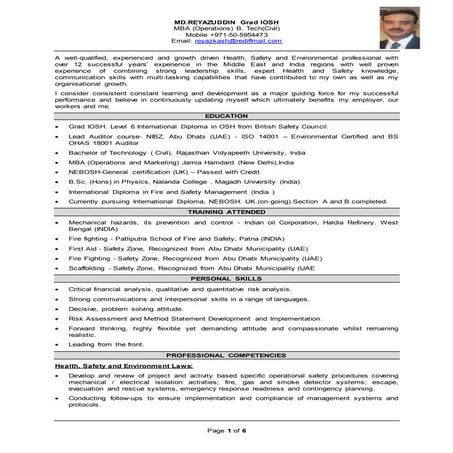 Reyaz_CV_2017 | DOCX | Civil Engineering Industry | Industries