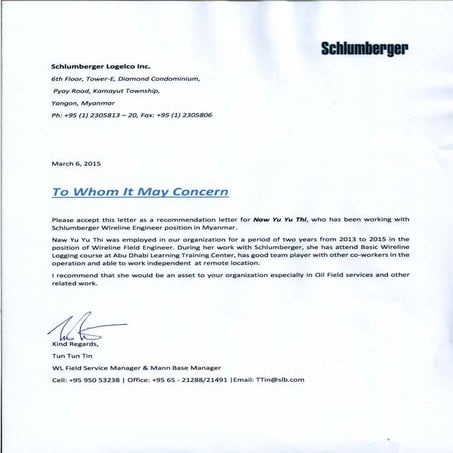 Resized Recommendation Letter | PDF