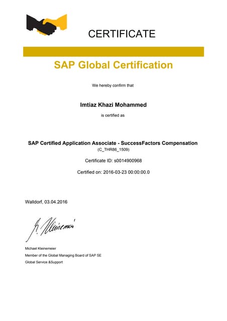 SAP_certification | PDF