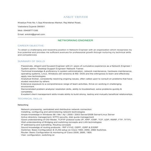 Hitesh Pandey Resume | DOCX
