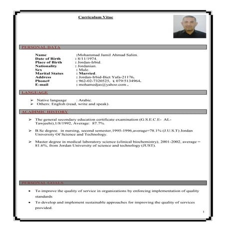 mohammad CV June -2015 | PDF