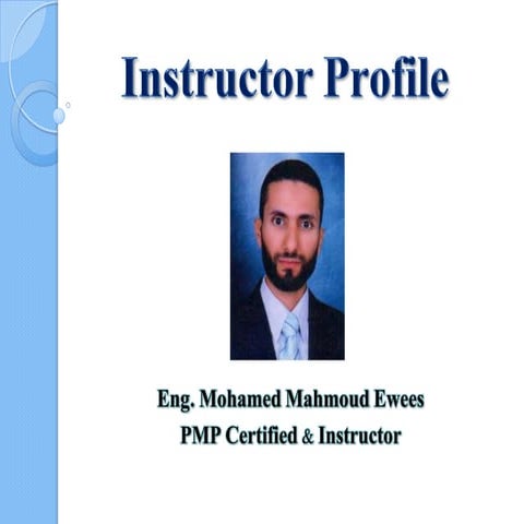Instructor Profile - KSA | PPT