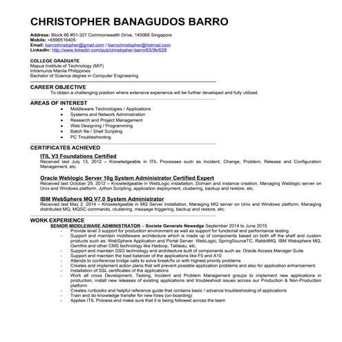 CV - Chris_Barro | PDF