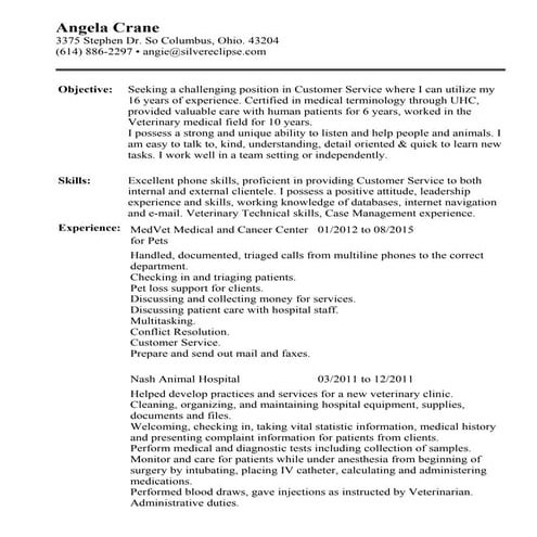 Aug 2015 resume | PDF