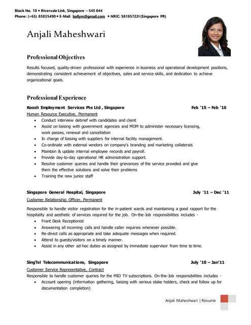 Aarti Mathur Resume