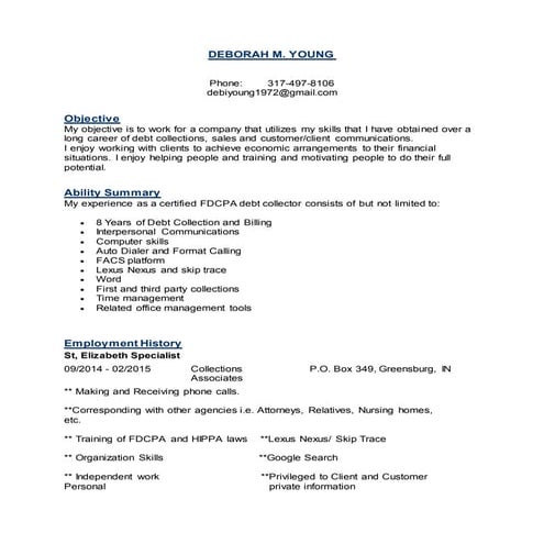 RESUME | DOC