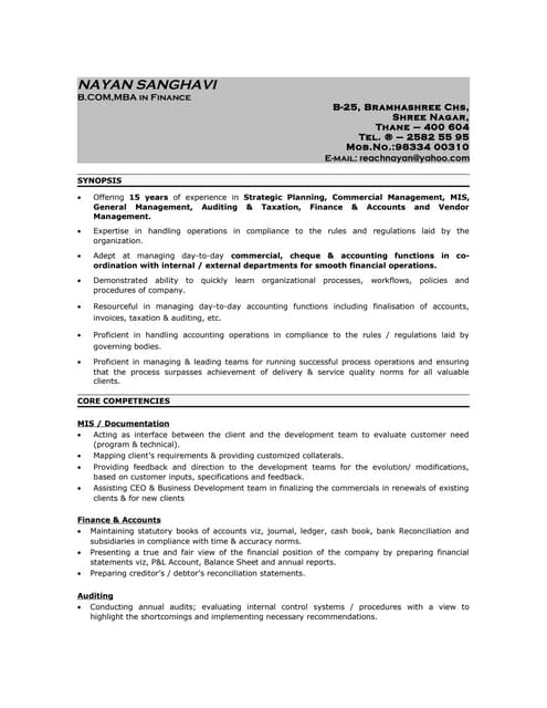 Dipankar Chanda Resume | PDF