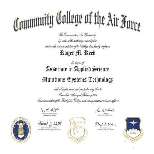 CCAF Degree | PDF