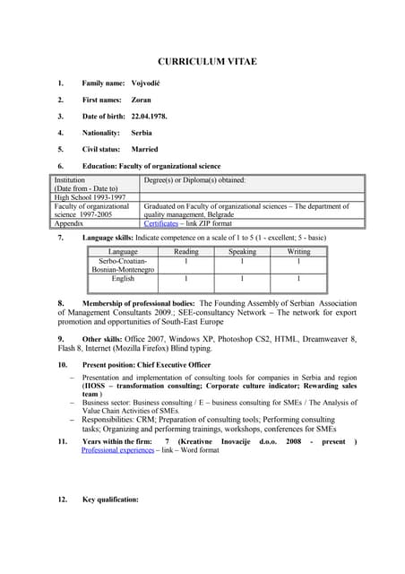 Petar Vasilev CV | PDF