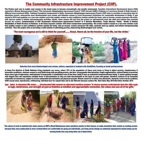 Women's Economic Empowerment Project CIIP | PDF | Debated Sensitive ...