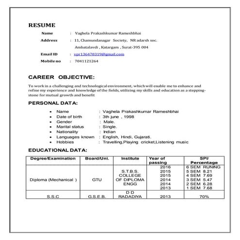 sakshi Resume 2 | PDF