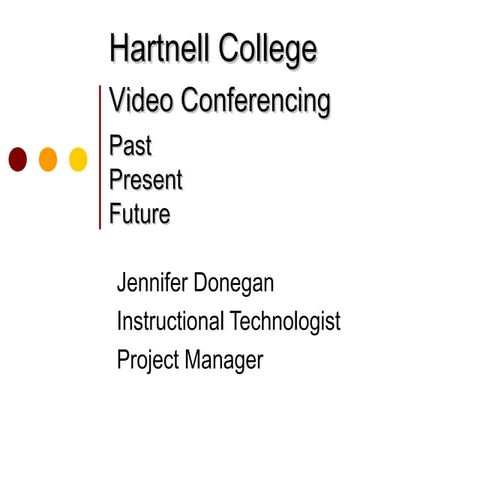 videoconf | PPT