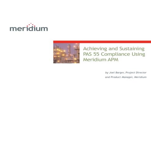 Meridium_PAS_55 | PDF