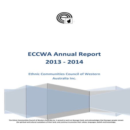 ECCWA Annual Report 2013 - 2014 | PDF