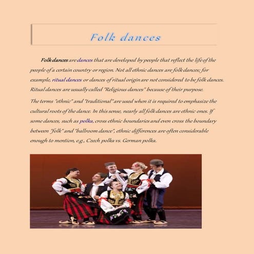 Folk dances in Serbia | PDF