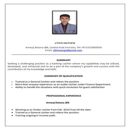 JITHIN MATHEW FINANACE | DOCX