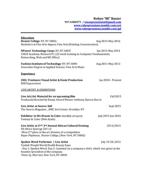 Music Performance Resume | DOCX