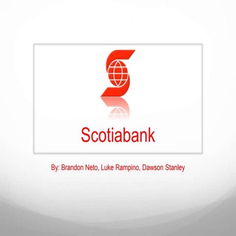 Scotiabank Business Project Grade 12 | PPT