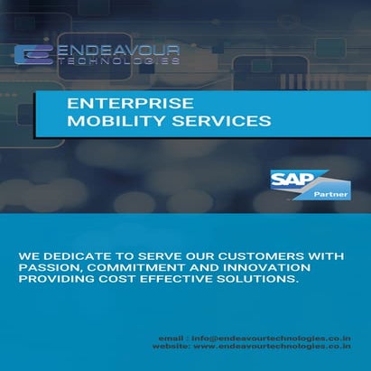 Endeavour Technologies presentations