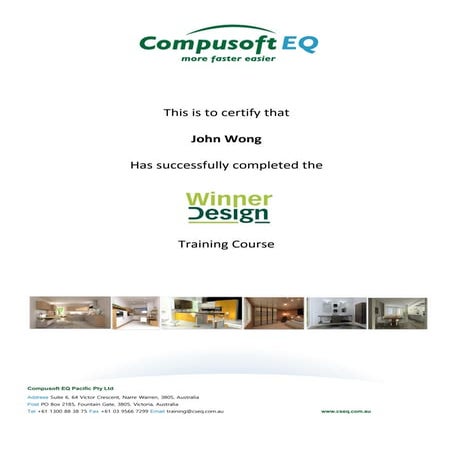 WD Cert - John Wong | PDF