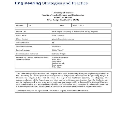 Tut18-Team101-AndrewLagdameo-FDS-Final(1) | PDF