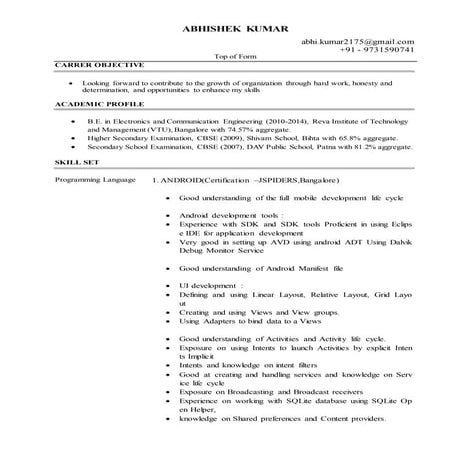Abhishek_Kumar_Resume | DOCX | Programming Languages | Computing