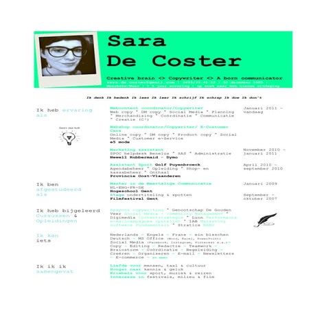 cv_Sara DC | PDF