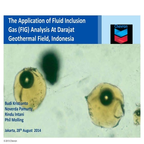 Fluid Inclusion Study 2014_Cov | PPT