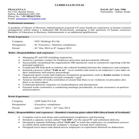 prasanna- resume (1) (1) | DOC