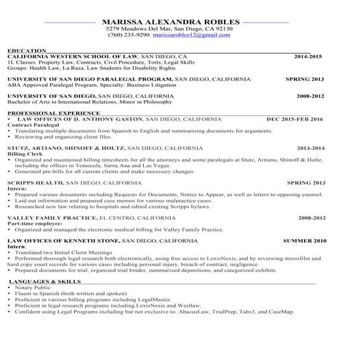 Resume 16 | PDF