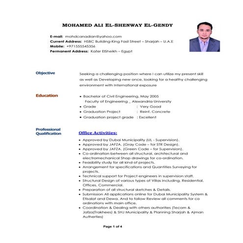 hikal CV June 2016 | PDF