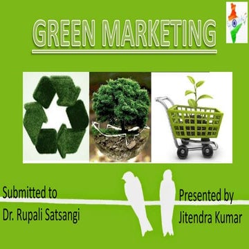 Environmental Marketing Module 1 - Green Marketing | PPTX