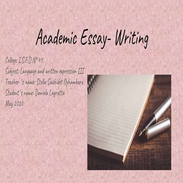 Academic writing | PPT