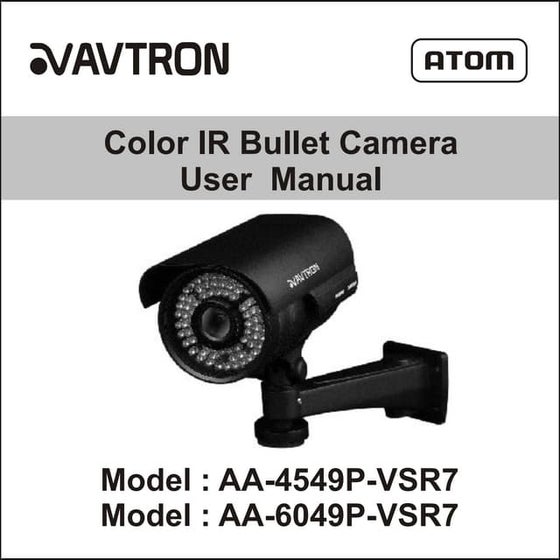 Avtron IR Dome CCTV Camera Aa 4525 p-fsr1-datasheet | PDF