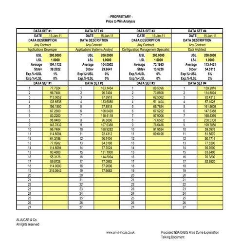 AA-I & Co. | Simple labor-category Price Curve Model | PPT