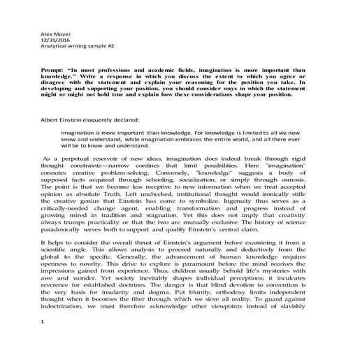Analytical Writing Sample #2 | DOCX
