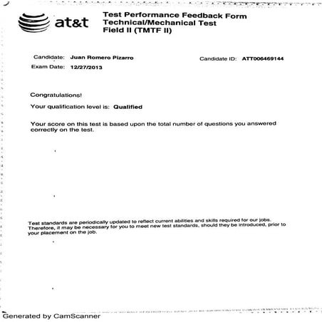 AT&T Test | PDF