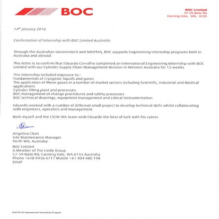 Internship BOC | PDF
