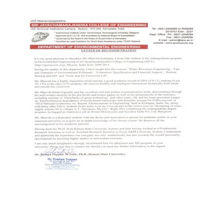 LOR Dr. Tuppad pdf | PDF