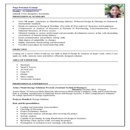 Prasanna CV | DOCX