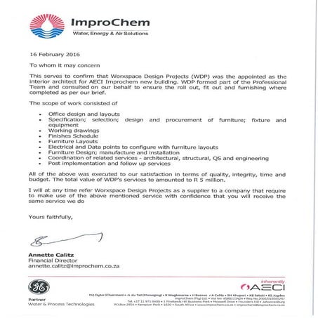 AECI - Improchem | PDF