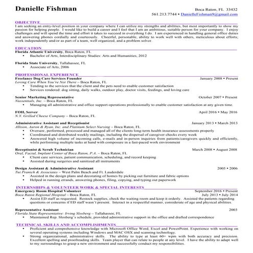 DSF Resume 2016 | PDF | Careers