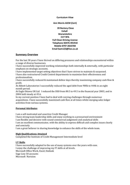 CTC service letter pg 1 | PDF