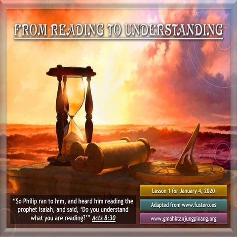 Sabbath school lesson 1, 1st quarter 2020 | PPTX