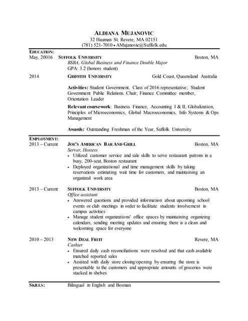 AnthonyCasale 2015 Resume | PDF