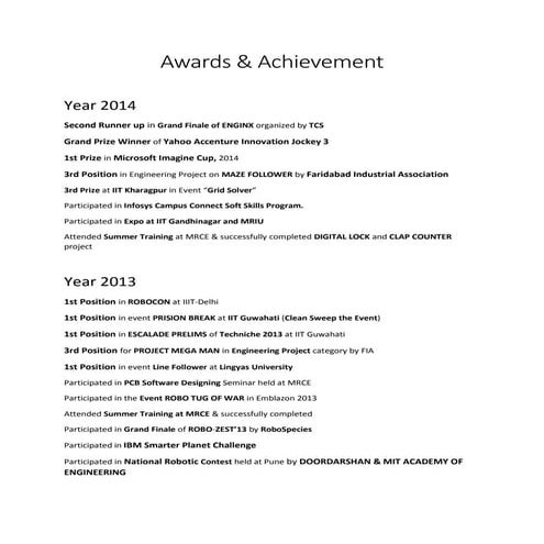 Awards | PDF