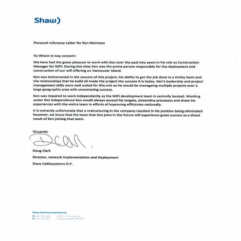 Director Reference Letter | PDF