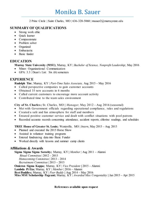 Professional Resume | DOCX