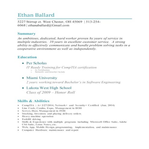 Nathan Resume 2016 | PDF