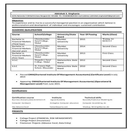 Abhishek_Resume | DOCX